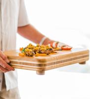 China Household kitchen chopping board Clear with Patchwork for sale