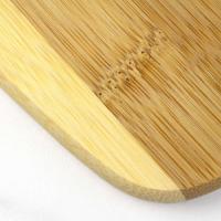 China Natural Bamboo Cutting Board Set 3PCS with Juice Groove Hanging Hole 33x22 cm for sale