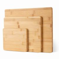 China Kitchen rectangular bamboo and wood cutting board 3 PCS set for sale