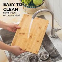 China Kitchen rectangular bamboo and wood cutting board 3 PCS set for sale