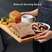 China Natural Environmentally Cutting Bamboo Boards With Groove for sale