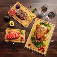 China Natural Environmentally Cutting Bamboo Boards With Groove for sale