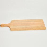 China Bamboo Pizza Peel Paddle and Wood Cutting Board with Handle 1.5cm Thick Custom Size for sale
