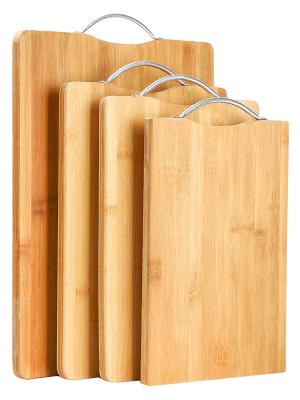 China Mini Multi Purpose 20x20CM Natural Bamboo Chopping Board For Vegetables And Fruits for sale