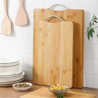 China Mini Multi Purpose 20x20CM Natural Bamboo Chopping Board For Vegetables And Fruits for sale