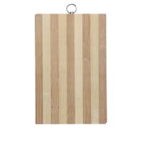 China Stripe Design Bamboo Vegetable Cutting Board Various Size Strong Non Toxic for sale