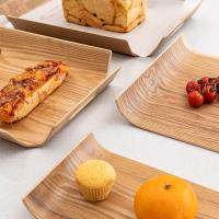 China Antique Design Premium Acacia Wood Handcrafted Serving Tray 45x30cm for Home Kitchen Restaurant for sale