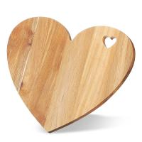 China Custom Heart Shaped 1.5cm Thick Bamboo Cutting Board for Charcuterie Serving for sale