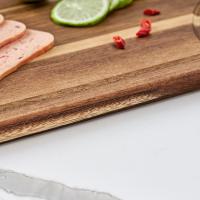 China Large Washable Acacia Chopping Block With Juice Groove For Kitchen for sale