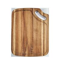China Large Washable Acacia Chopping Block With Juice Groove For Kitchen for sale