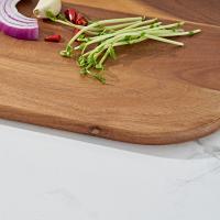 China Laser Logo Acacia Wood Chopping Block 1.5cm Thick for sale