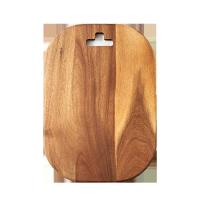 China Laser Logo Acacia Wood Chopping Block 1.5cm Thick for sale