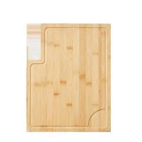 China Extra Large Organic Bamboo Butcher Block Cutting Board with Knife Holder and Groove 45x30cm for sale