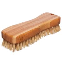 China Natural Bamboo Tampico Scrub Brush 17x7.6x7.6cm Eco Friendly Household Cleaning for sale