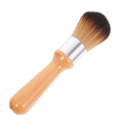 China Natural Cleaner Soft Bristle Household Cleaning Brush 1.05 x 1.05 x 1.05 Inches Wood Handle for sale