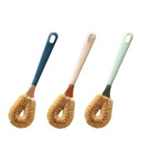 China Natural Kitchen Pot PP Coconut Dish Brush In Household for sale