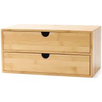 China Natural Organic Bamboo Cosmetic Storage Box 12.99x7.48x6.26 Inch Eco Friendly for sale