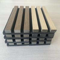 China Wood Grain Polyester Felt Acoustic Panels 600x600mm Sound Absorbing Wall Panels for sale