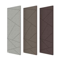 China 50mm Fabric Acoustic Panel Sound Absorbing Wall Tiles E0 Eco Friendly Fireproof for sale