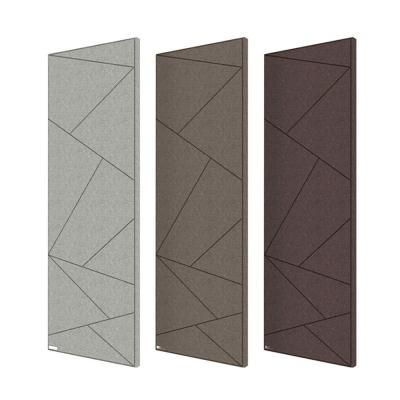 China 50mm Fabric Acoustic Panel Sound Absorbing Wall Tiles E0 Eco Friendly Fireproof for sale
