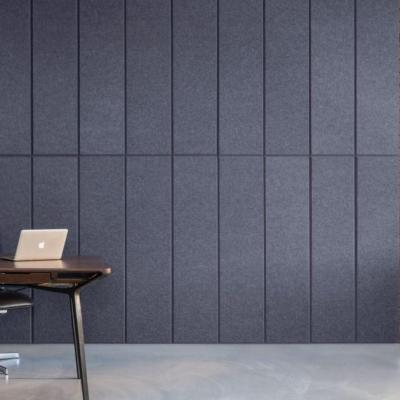 China 100% Polyester Pet 3d Soundproof Wall Panels Eco Friendly for sale