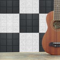 China 100% Polyester Pet 3d Soundproof Wall Panels Eco Friendly for sale