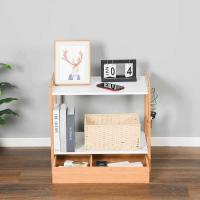 China Wooden Bamboo Mdf Household Storage Shelf Display Racks for sale