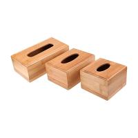 China Bamboo Paper 21*14*8CM Eco Friendly Tissue Box Rectangular Wood for sale