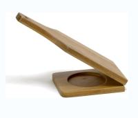 China Mini Natural Bamboo Plantain Masher Wooden Folding Kitchen Tool for sale
