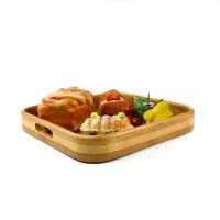 China Square Odm Bamboo Tea Tray Fruit Coffee Serving Party Dinner Plates for sale