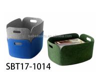 China 2024 Hot Selling Modern Foldable Household Storage Containers Crafted From 100% Polyester Felt for sale