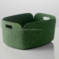 China 2024 Hot Selling Modern Foldable Household Storage Containers Crafted From 100% Polyester Felt for sale