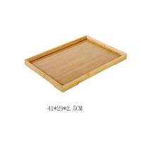 China Eco Friendly Bamboo Kitchen Towel Holder Custom Logo Wood Tray Set 2 Sizes for sale
