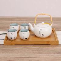 China Eco Friendly Bamboo Kitchen Towel Holder Custom Logo Wood Tray Set 2 Sizes for sale