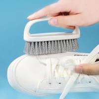 China Medium Bristle Handle Cleaning Brush with Non Slip Rubber Grip for sale