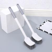 China Long Handle Kitchen Scrubber with Ergonomic Rubber Grip for sale