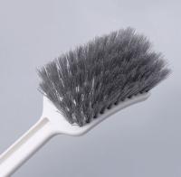 China Long Handle Kitchen Scrubber with Ergonomic Rubber Grip for sale