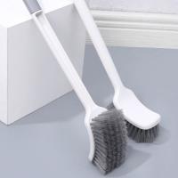 China Long Handle Kitchen Scrubber with Ergonomic Rubber Grip for sale