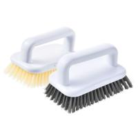 China KWB911 Ergonomic Kitchen Cleaning Brush with Non-Slip Rubber Handle 8x4x2 Inches for sale