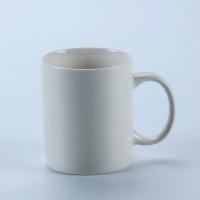 China 330ml Milk White Porcelain Sublimation Drinking Water Mug 11oz for sale