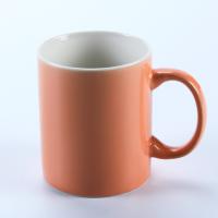China 330ml Milk White Porcelain Sublimation Drinking Water Mug 11oz for sale