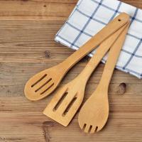 China 30x6cm Natural Bamboo Kitchen Utensil Set Hygienic Eco Friendly Cooking Tools for sale