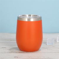 China Egg Shape 304 Stainless Steel Thermos Cup Tumbler 12oz Double Wall Vacuum Insulated for sale