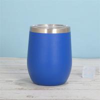 China Egg Shape 304 Stainless Steel Thermos Cup Tumbler 12oz Double Wall Vacuum Insulated for sale