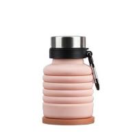 China 50-500ML Travel Silicone Drinking Glass Folding Cup Shatter Resistant for sale