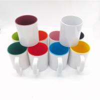 China 15oz  Porcelain Blank Sublimation Drinking Water Mugs Porcelain Coffe Cups for sale