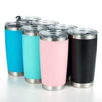China 304 Pro Stainless Steel Coffee Travel Mug Double Wall Vacuum 20oz 24oz 30oz for sale