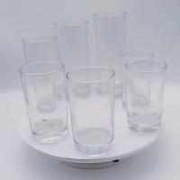 China 160ml 300ml Juice Drinking Water Glasses 53mm 59mm Bottom Diameter Wine Glass Cup for sale