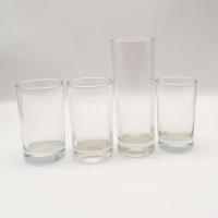 China 160ml 300ml Juice Drinking Water Glasses 53mm 59mm Bottom Diameter Wine Glass Cup for sale