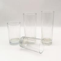 China 160ml 300ml Juice Drinking Water Glasses 53mm 59mm Bottom Diameter Wine Glass Cup for sale